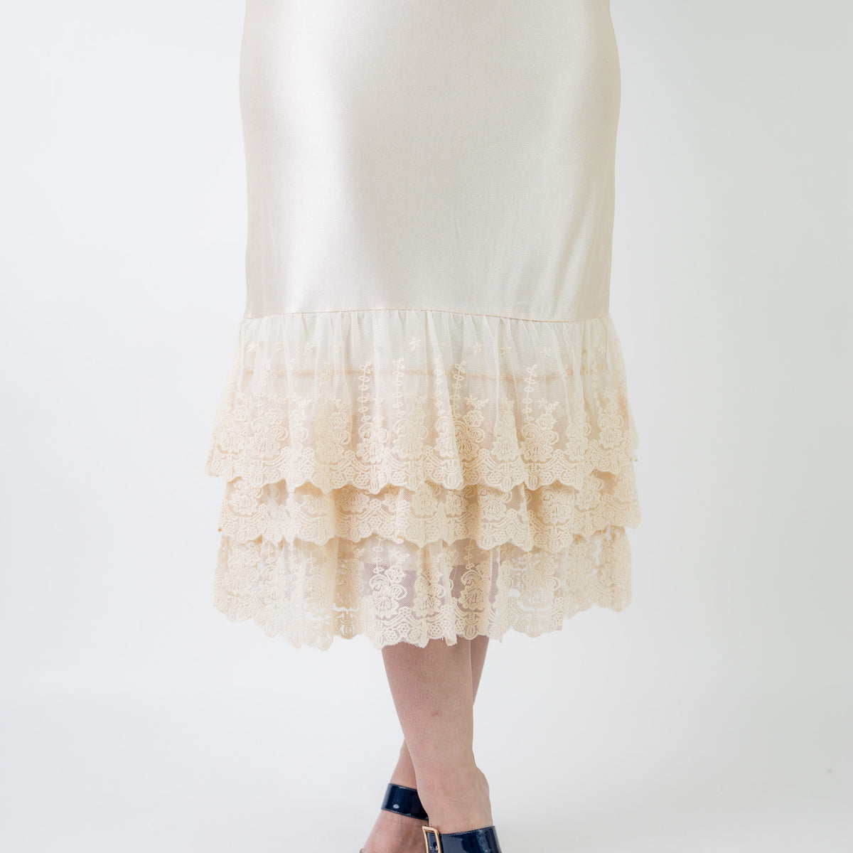 27" Lace Layering Slip – Modest, Elegant & Perfect for Dresses ...